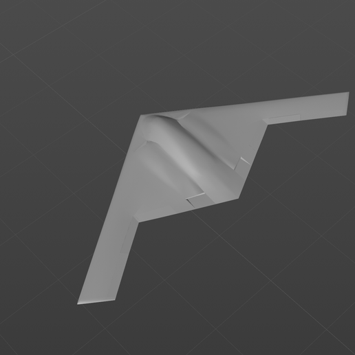 ️ Digital model of the US B-21 bomber・ OBJ File for 3D printing・Cults