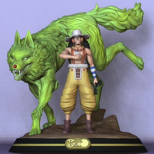 💬 USOPP ONE PIECE・ 3D File for 3D printing・Cults