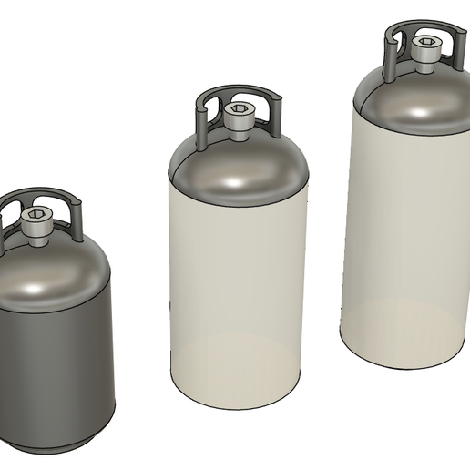 STL file Propane Tank - Pack 🪖 ・3D print object to download・Cults