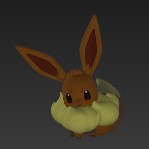 Télécharger fichier STL pokemon evoli gigamax eevee gigantamax • Objet pour imprimante 3D ・ Cults