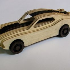 3D printing 1969 Mustang simplified cnc/laser・Cults