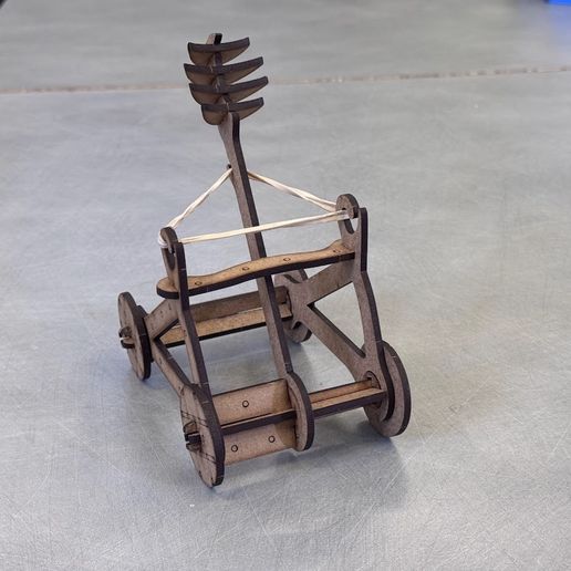 🏗 Viking catapult・ DXF File for 3D printing and CNC machining - Laser ...