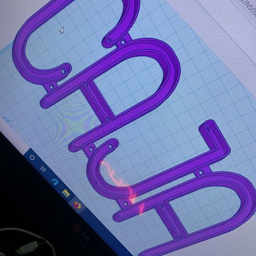 STL file neon led box sign 📦 (GCODE)・3D printable design to download・Cults