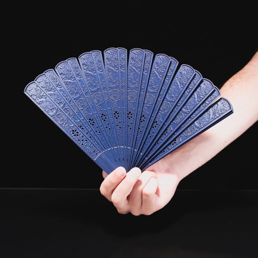 3D file Zhe Shan Hand Fan ・Design to download and 3D print・Cults