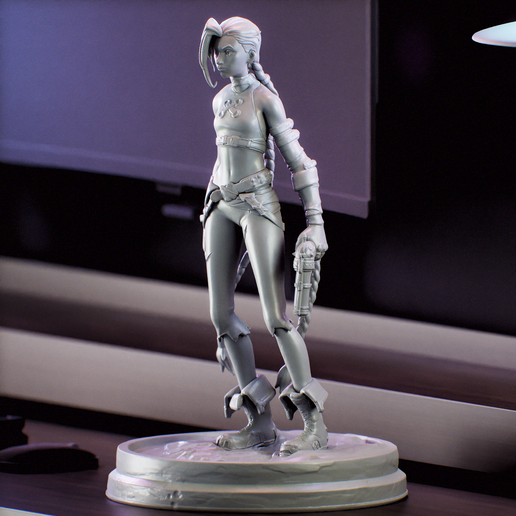 🎲 Jinx from League of Leyends Arcane 30 cm tall - Jinx from League of ...