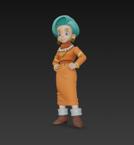 🐉 Bulma - Dragon Ball GT・Fichier STL pour Impression 3D・Cults