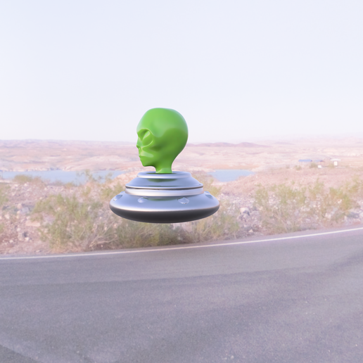STL file UFO Alien Fidget Clicker 🛸 ・Model to download and 3D print・Cults