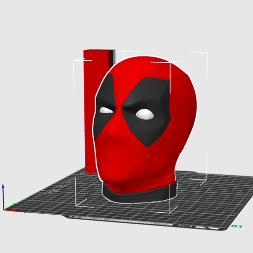 🎧 DEADPOOL HEAD, DEADPOOL HEADPHONES STAND EASY PRINT WITHOUT SUPPORTS ...