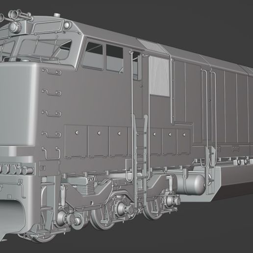 Archivo OBJ Locomotora diesel GE P30CH 🎲 ・Plan de impresión en 3D para ...