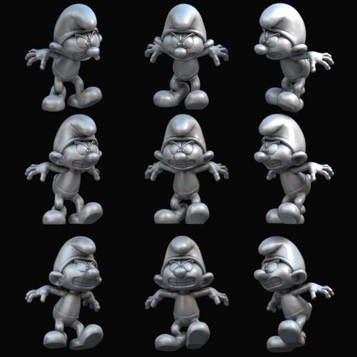 👾 Purple Smurf / Pitufo Morado・ STL File for 3D printing・Cults
