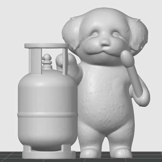 🐕 Perritos Meme Gas・Archivo STL para Impresión 3D・Cults