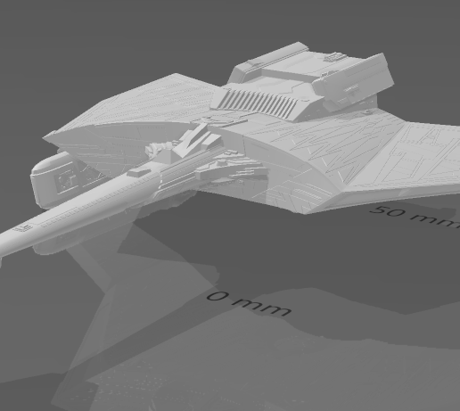 🖖 STO - Klingon - Qo'noS One Battle Cruiser・Free STL File for 3D ...