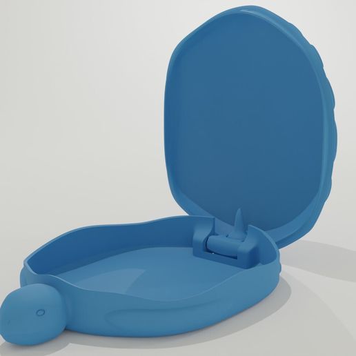 🐢 Turtle computer mouse case with hinges・ STL File for ・Cults