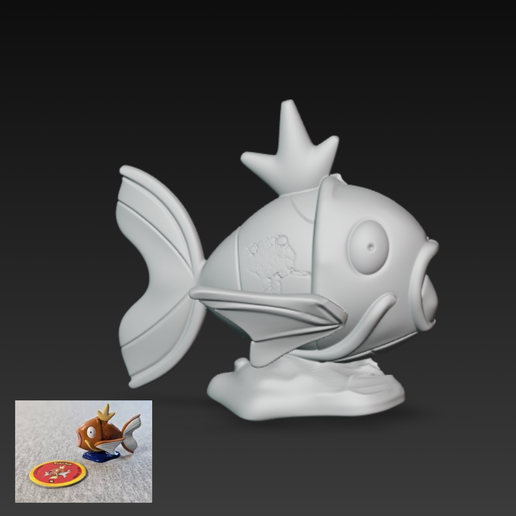 🎨 Magikarp 3D Takara Tomy Style – retro 2000s | Modelo 3D fan art ...