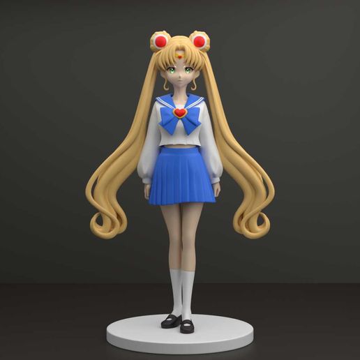 🌙 sailor moon・ STL File for 3D printing・Cults