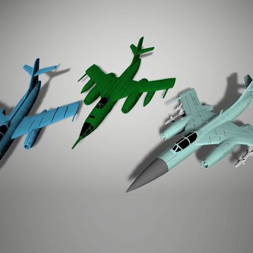 ️ 1:200 Yakovlev Yak-25 / Yak-28・ STL File for 3D printing・Cults