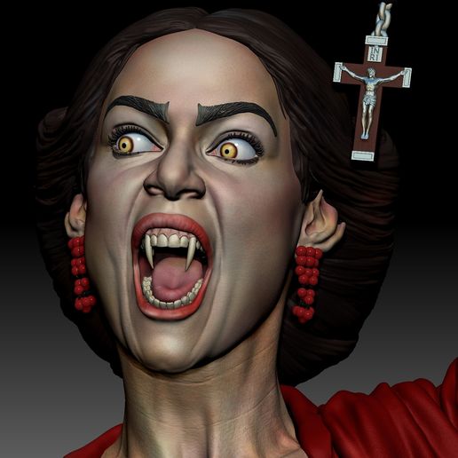 🧛 Regine Dandrige (Fright Night 2)・ OBJ File for 3D printing・Cults