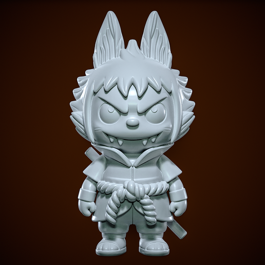 🎨 Labubu - Uchiha Sasuke statue - Naruto - 3D print・ 3D File for 3D ...