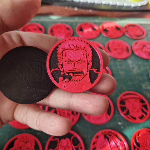 STL file Marine Smoker (One Piece collectible coin) 🪙 (3MF)・3D ...