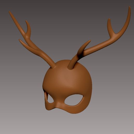 deer half mask