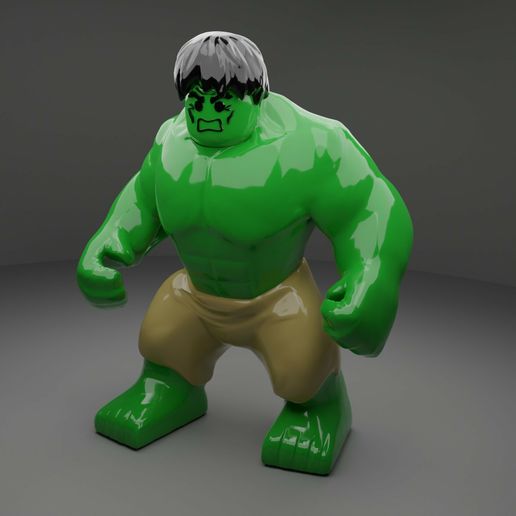 Archivo STL gratis Lego Hulk 👾 ・Modelo para descargar y imprimir en 3D ...