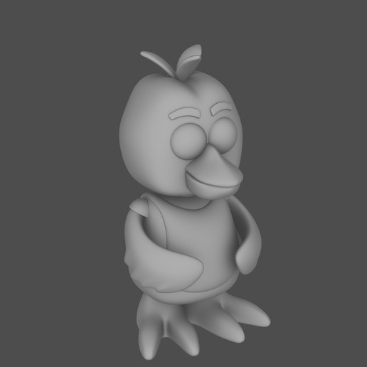🐔 Stylised Chica the Chicken Bobblehead・ STL File for 3D printing・Cults