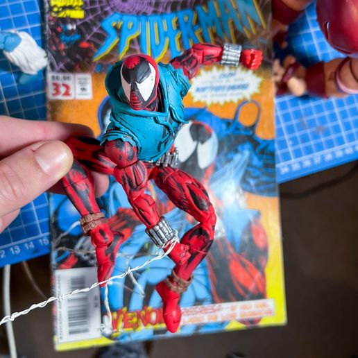 🕷️ Scarlet Spider Torn Vest Sleeves for Marvel Legends Shoulders・ OBJ ...