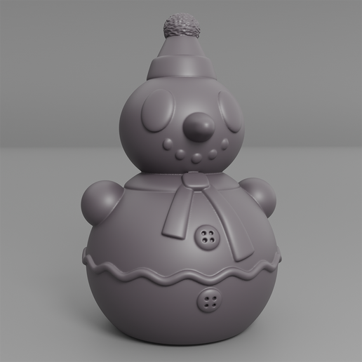 3D file Snowman ☃️ ・3D printable design to download・Cults