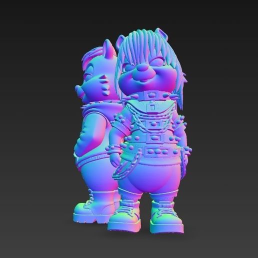 🐱 Rebel Cat Figurine – Stylized Streetwear Inspired Model・ STL File for ...