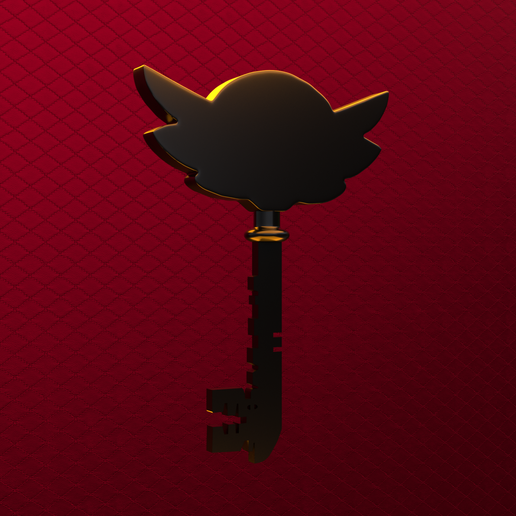 🔑 KEEKEE KEY - HAZBIN HOTEL・Free STL File for 3D printing・Cults