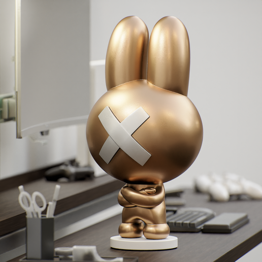 🐇 Rabbit Rabbit Bearbrick Kaws - Eye X - Separated by pieces for easy ...
