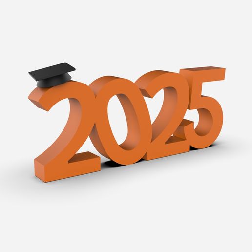 🎓 Graduation gift 2025 celebration with hat・Free STL File for 3D ...