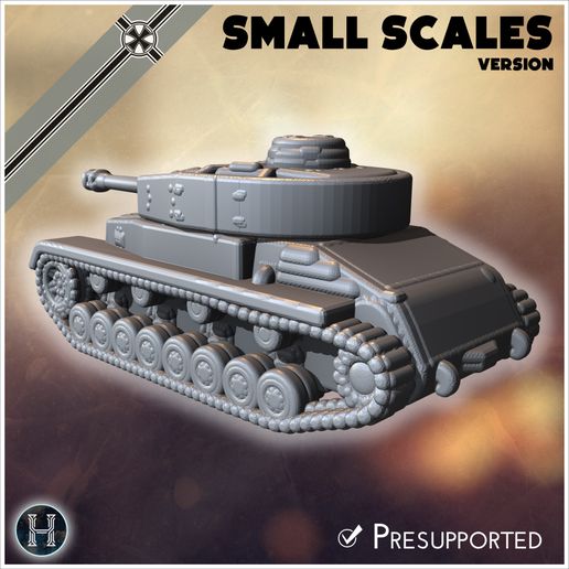 🤏 Panzer IV Ausf. G with hydrostatic transmission (prototype) (small ...