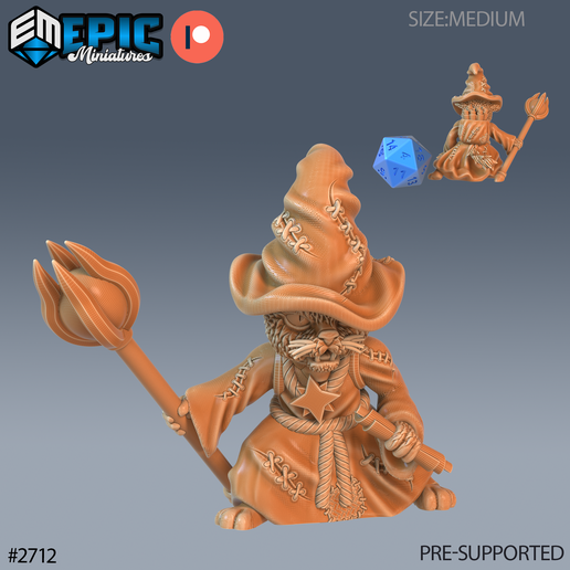 Archivo 3D Cat Folk Tribe Wizard ‧ DnD Miniature ‧ Tabletop Miniatures ...