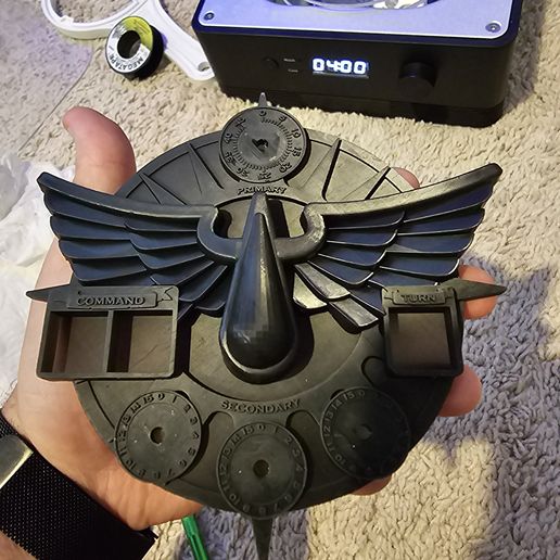 3D printer Blood Angel Game Tracker • made with Mars 4・Cults