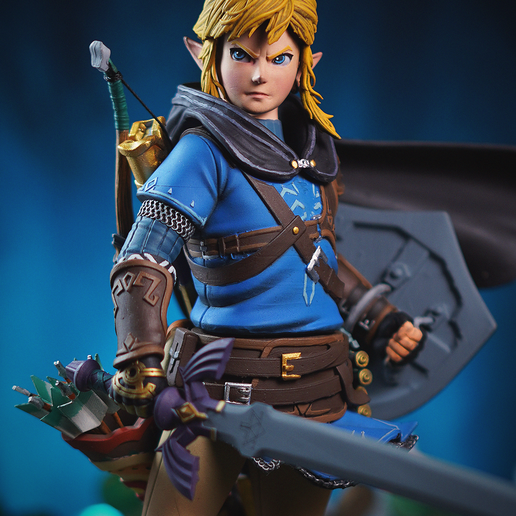 🔗 Link Statue - The Legend of Zelda: Tears of the Kingdom・ STL File for ...