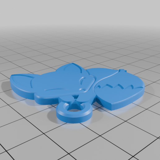 🗝️ Keychain “Little Fox”・Free 3D File for ・Cults