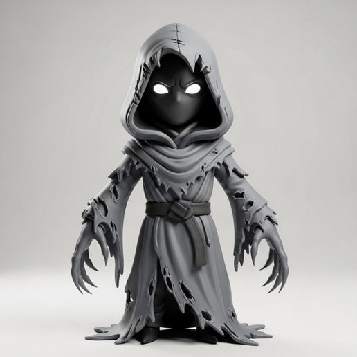 🎲 3D Print Dark Hooded Reaper STL – 3D Printable Miniature for Tabletop ...