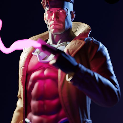 ♀️ Gambit CHARACTER BY ESM・ 3D File for 3D printing・Cults