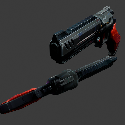 🎃 Marvel Rivals Deadpools Guns・ STL File for 3D printing・Cults