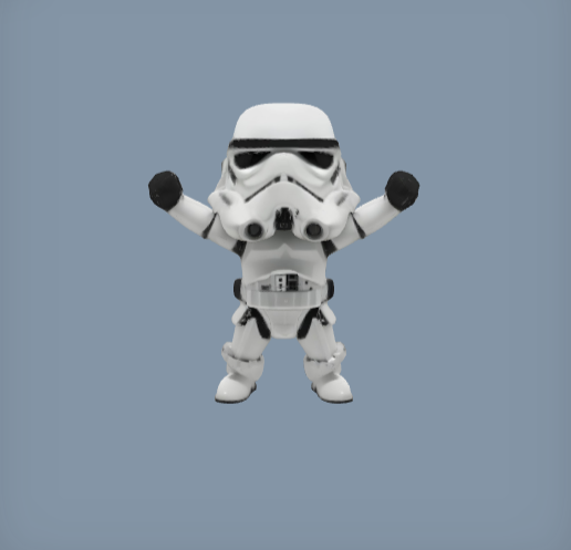 🫡 Labubu Stormtrooper・Free OBJ File for 3D printing・Cults