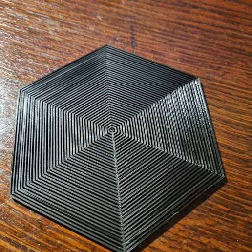 👌 Fidget Hexagonal Coasters・Free STL File for 3D printing・Cults