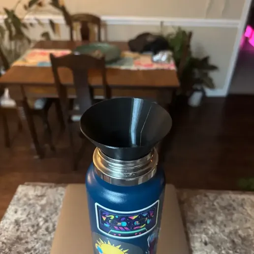 👄 Wide Mouth Hydroflask Funnel・Free 3D File for ・Cults