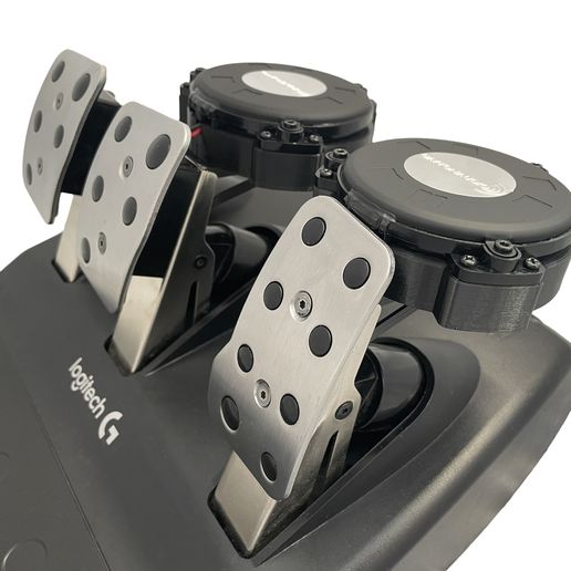 STL file Dayton TT25 Mounts for Logitech G923 G29 G920 etc Bass Shaker ...