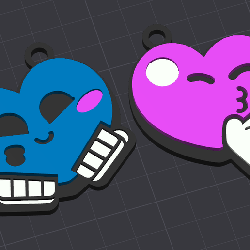 STL file Brawl Stars hearts emotes 🌃 ・3D printable model to download・Cults