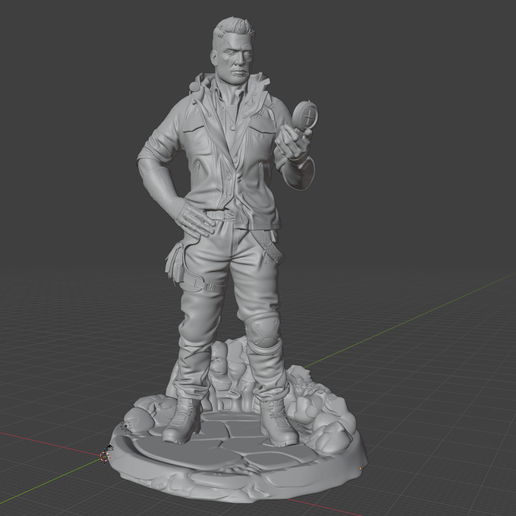 🏗️ Kyle Crane - Dying Light Survivor - Zombie Hunter Figure (STL + OBJ ...