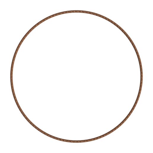 🏵️ Rosette No. 162 - Minimal Round STL Frame with Fine Leaf Border for ...