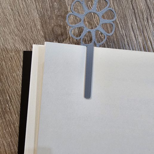 💐 Flower bookmark・Free STL File for 3D printing・Cults