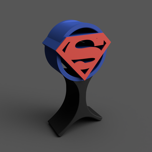 STL file Superman Headset Stand 🦸‍♂️ (3MF)・Model to download and 3D ...