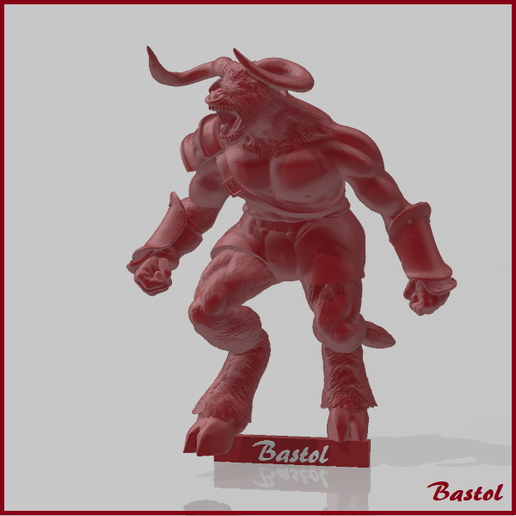 🩸 Blood Bowl Minotaur #2・Free 3D File for ・Cults